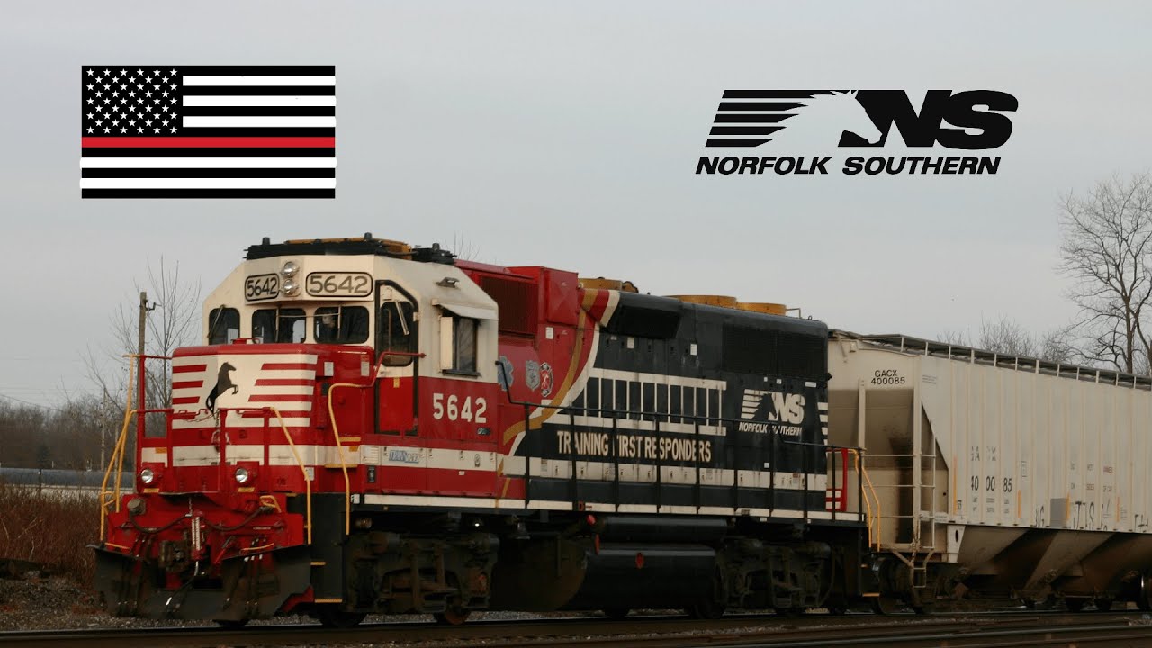 NS 5642 (Training First Responders unit) on NS C45 in Canton Ohio - YouTube