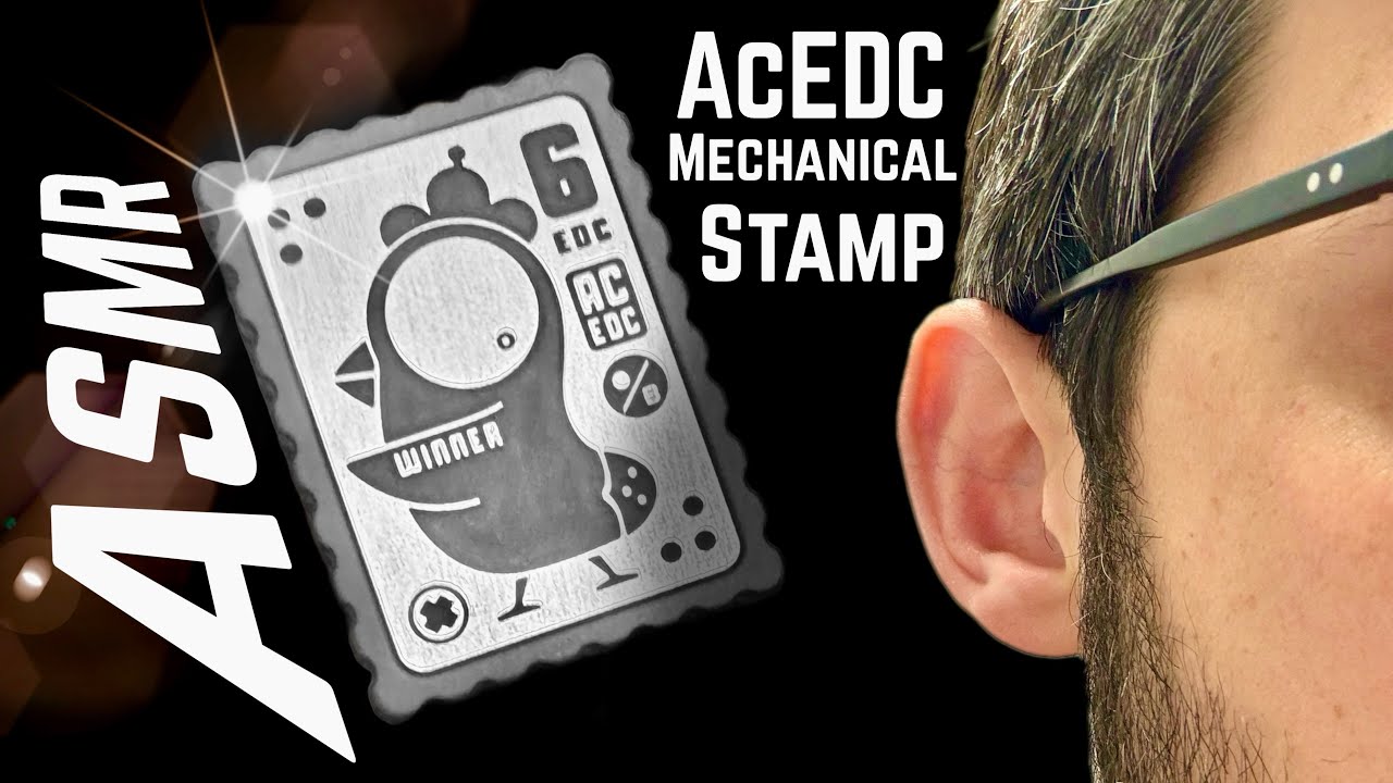 ASMR AcEDC Mechanical Stamp Fidget Slider Toy - YouTube