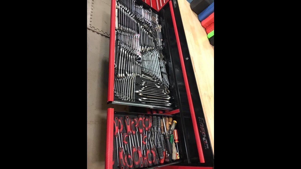 Tool Box Tour 3 (wrench and screw driver drawers) - YouTube