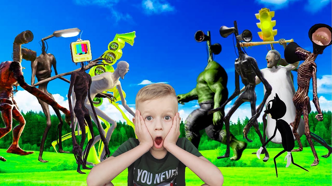 Siren Head Hulk Great Mother Megaphone Cartoon Cat Pipe Head Lemp Head ...