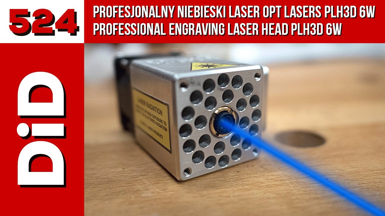 524. Profesjonalny niebieski laser Opt Lasers PLH3D 6W / Professional ...