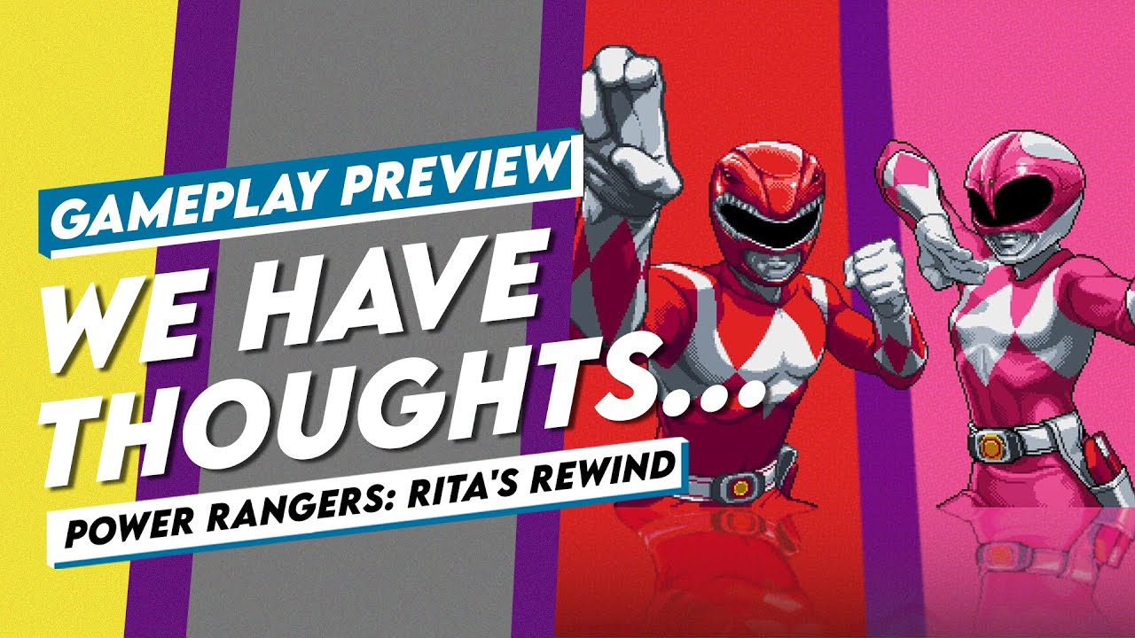 16-bit beat-em-up BEAUTY - Power Rangers: Rita's Rewind Gameplay ...