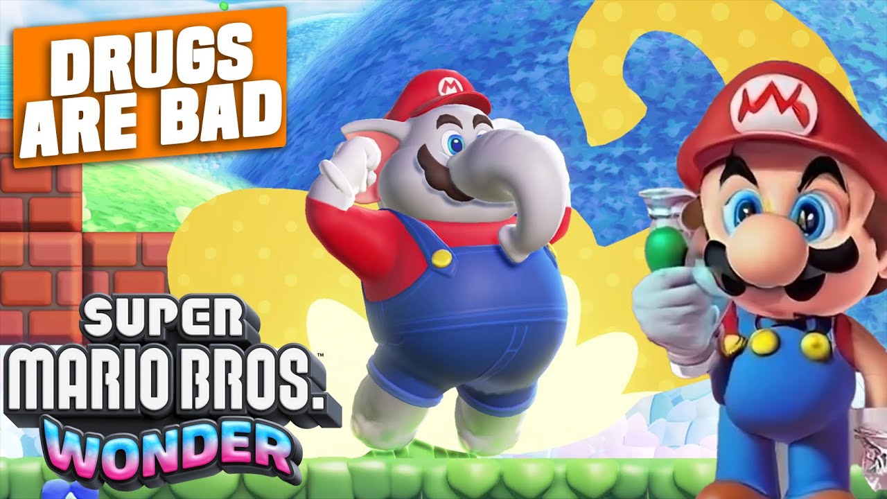 Mario Wonder - DRUGS ARE BAD! (FULL GAME!) 7/8 - YouTube