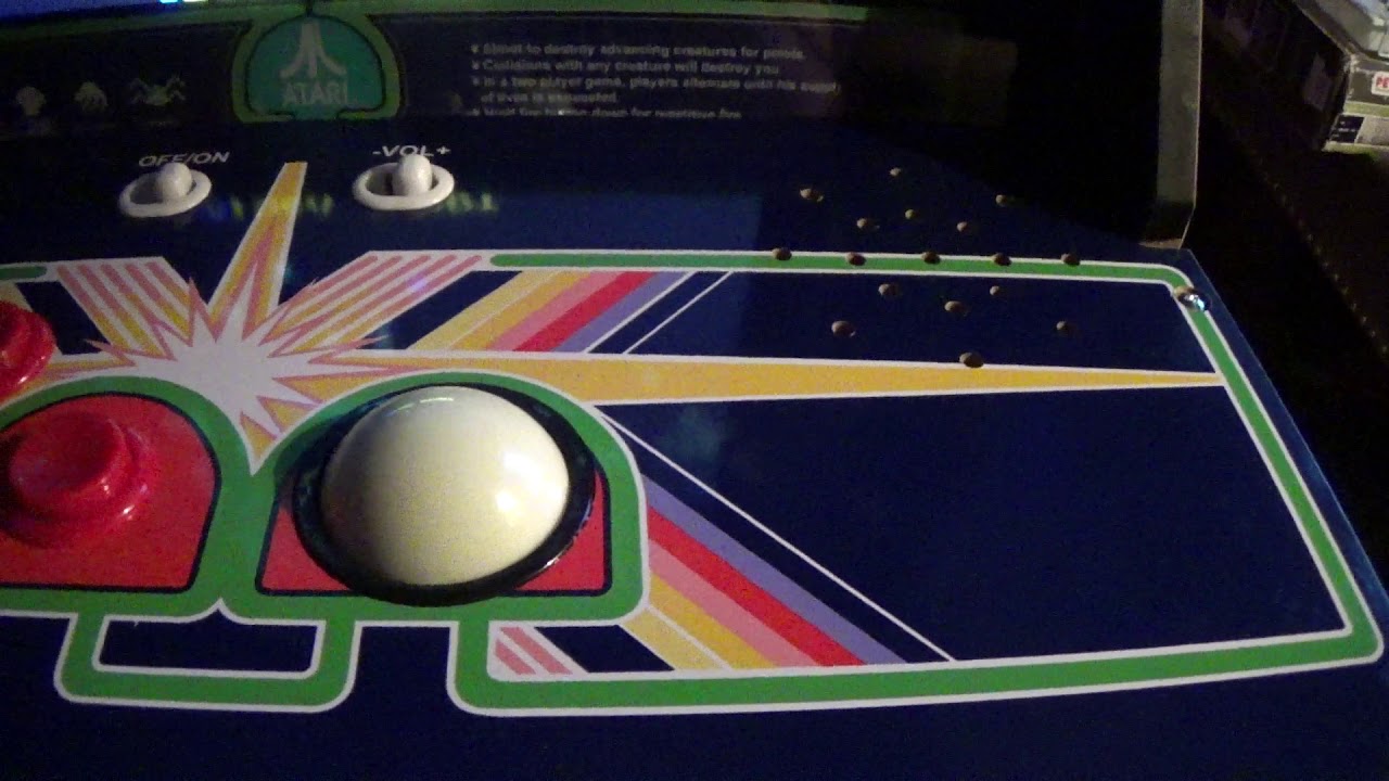 Arcade 1 Up Centipede Track Ball FAIL! - YouTube