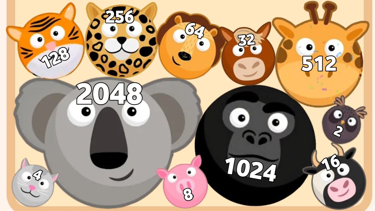 MERGE ANIMAL 3D - ASMR Gameplay (Animal Evolution, Level Up Jelly Balls ...