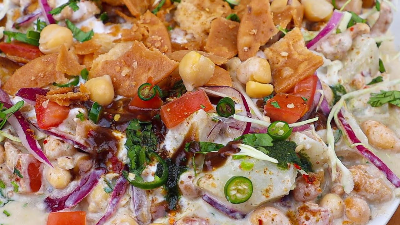 Lahori Chaat Recipe | Chana Chaat / Dahi Phulki / Dahi Baray / Bhalla ...