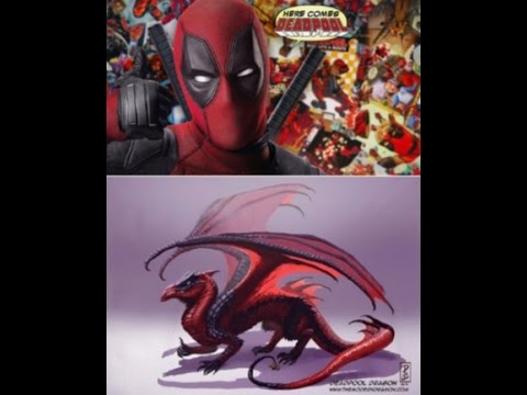 Deadpool as Dragon!! | Comic Characters As Dragons!!! - YouTube