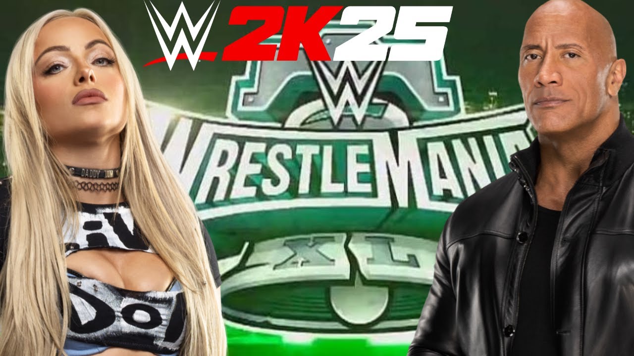 WWE 2K25 BUT IT'S LIV MORGAN VS THE ROCK (INTERGENDER MATCH) - YouTube