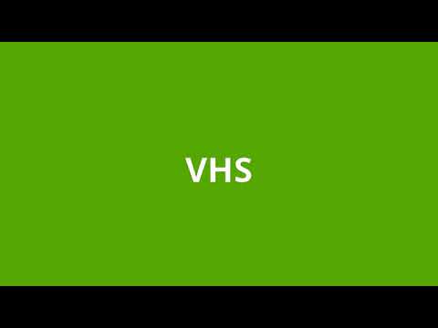 what is the meaning of VHS - YouTube