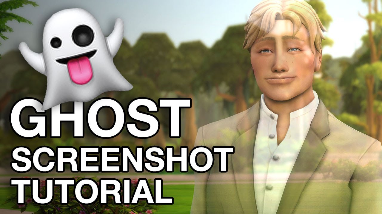 The Sims 4 - GHOST SCREENSHOT TUTORIAL - YouTube