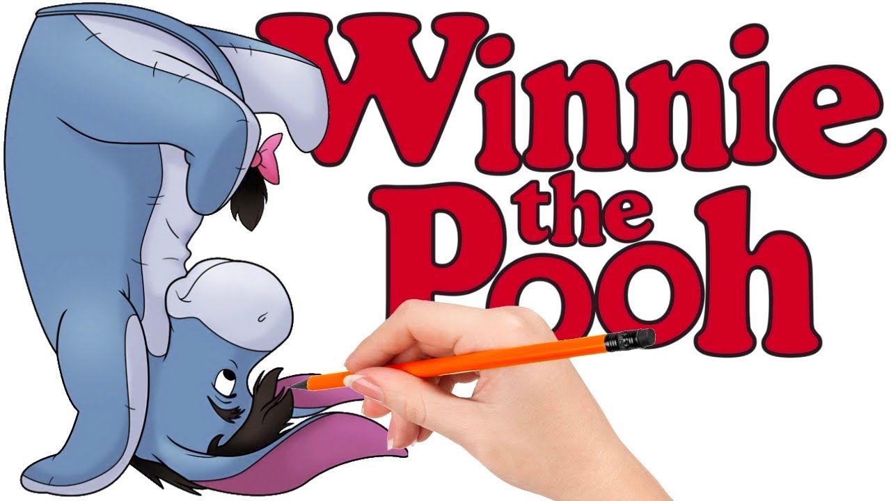 How to draw Eeyore, the pessimistic and gloomy old stuffed donkey ...
