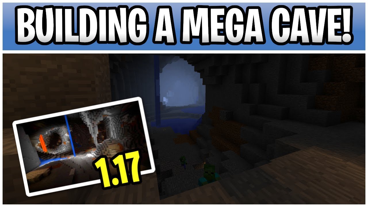 Minecraft 1.17 Inspired MEGA CAVE BUILD!!! - YouTube