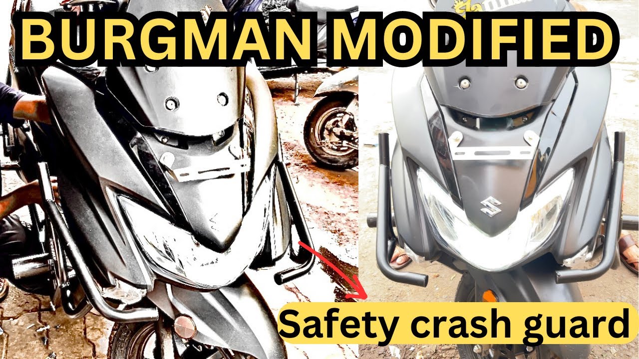 Suzuki Burgman की Modification 🔥ll Burgman modified🔥 ll - YouTube