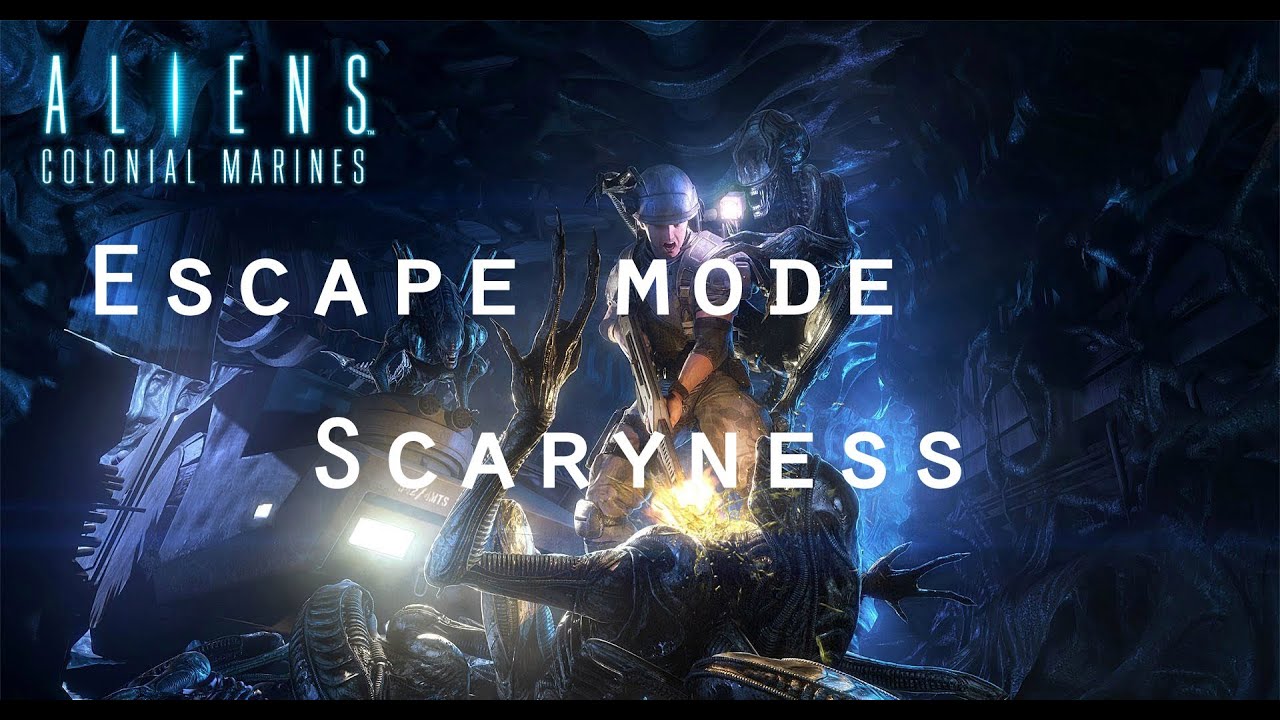 Aliens colonial marines - Escape mode gameplay scaryness Apone and ...