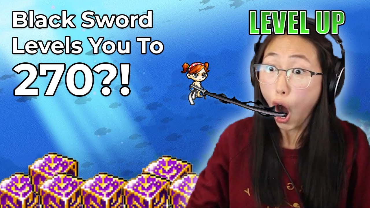 Black Sword Levels You to 270 Instantly?! | MapleStory - YouTube