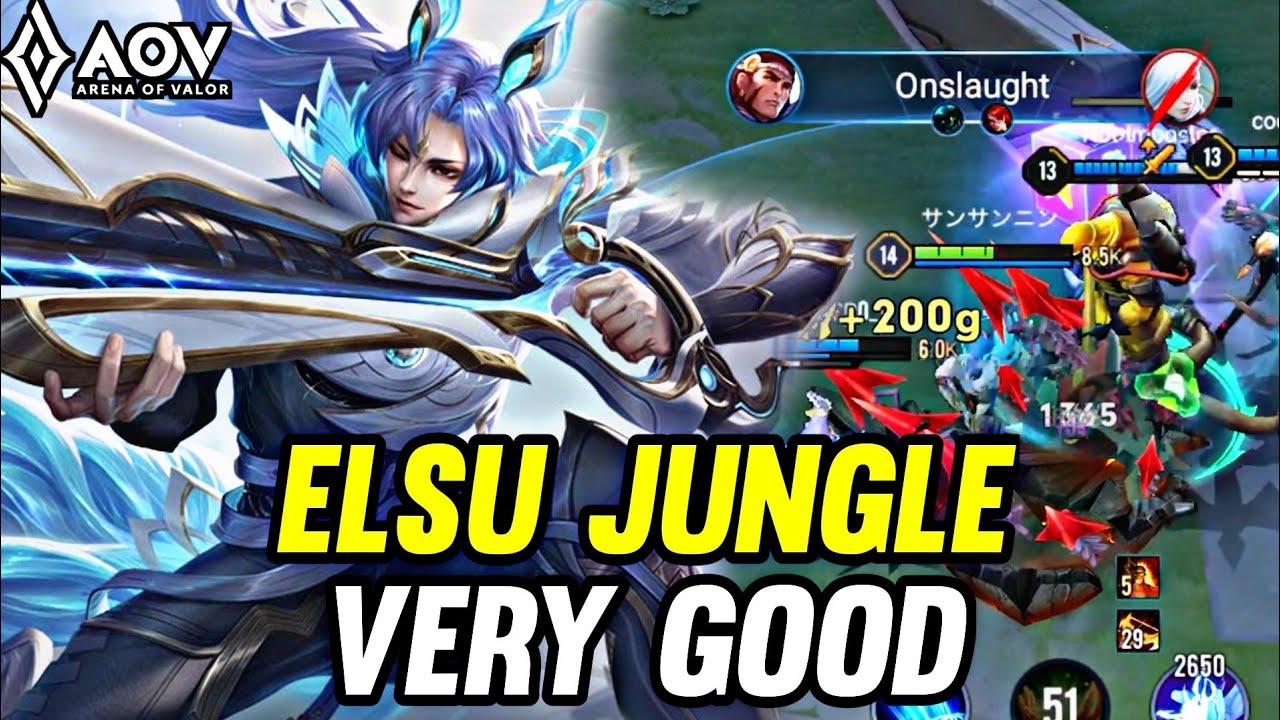 AOV : ELSU GAMEPLAY | IN JUNGLE - ARENA OF VALOR LIÊNQUÂNMOBILE ROV ...