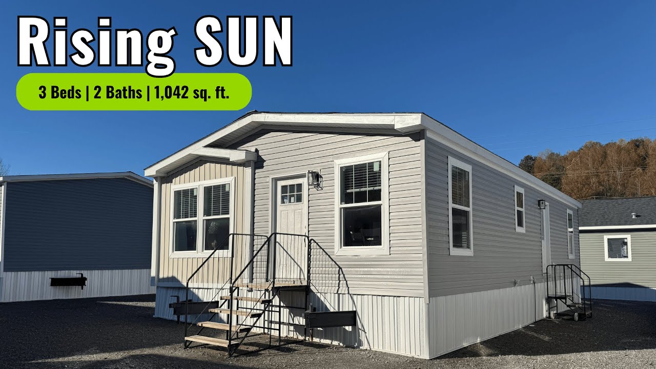 The Rising SUN Home Tour | 2 Bed 2 Bath | 1,042 Sq. Ft. | Clayton Homes ...