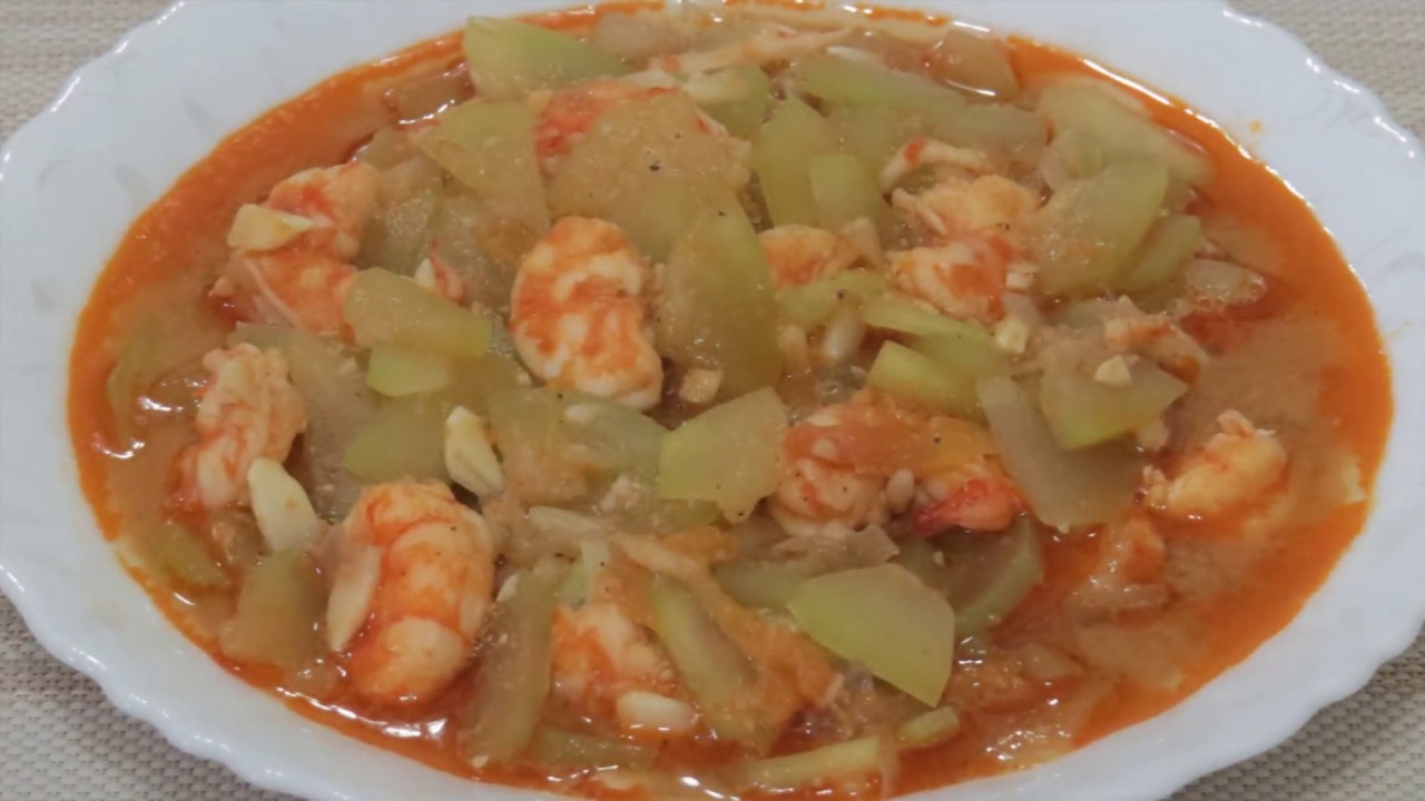 Ginisang Upo with Shrimp - YouTube