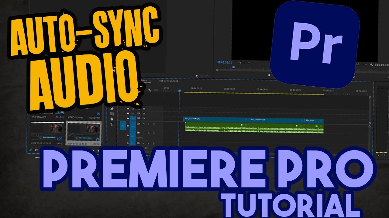 Syncing External Audio to your Video in Premiere Pro - YouTube