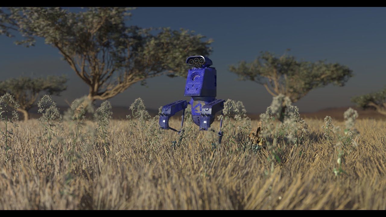 Scout In The Savanna Breakdown | Deep FX Studio, Blender, GIMP - YouTube