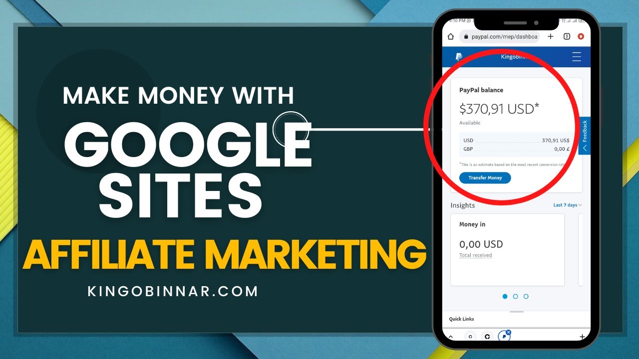 Make money using Google sites and Affiliate marketing - Full tutorial ...