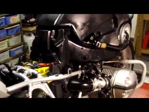 Air filter change BMW R1200 GS 2006 - YouTube
