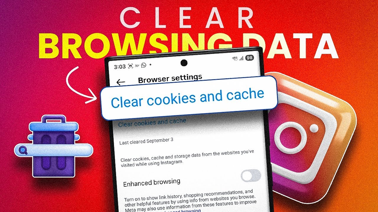 How to Clear Browsing Data in Instagram | Instagram Cache & History Fix ...