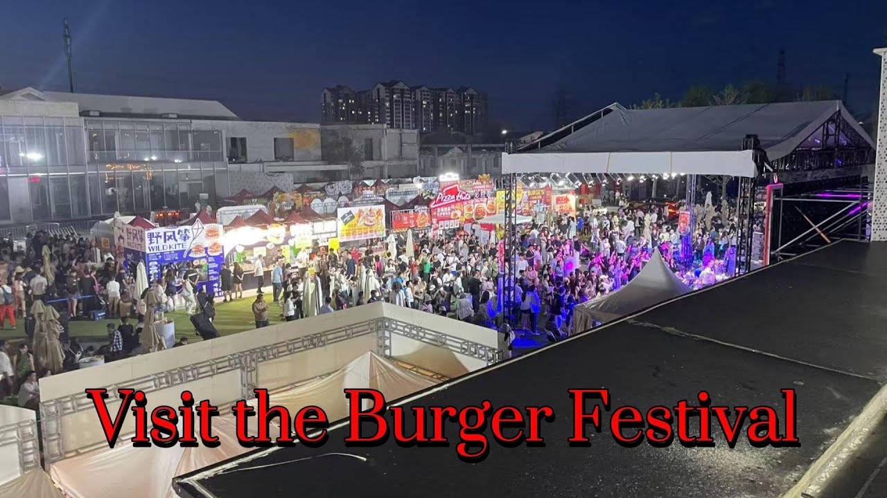 Visit the burger festival - YouTube