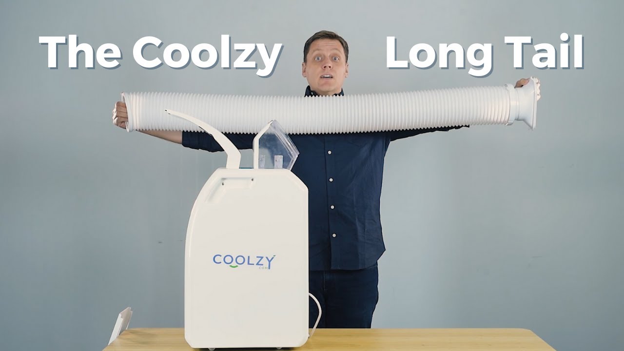 Introducing the Coolzy Long Tail to remove warm air from a small room ...