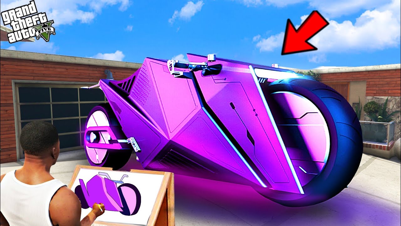 Franklin Drawing Most Powerful Fastest Bike In The World - YouTube