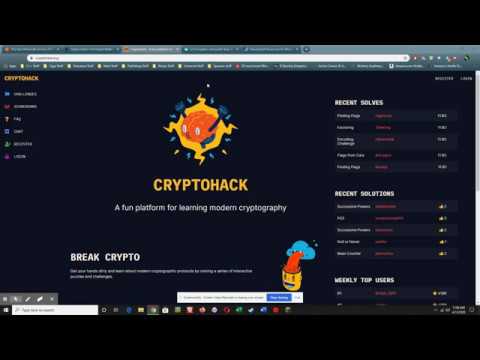 Cryptohack for Cyber 1 Class/6th Period Class - YouTube