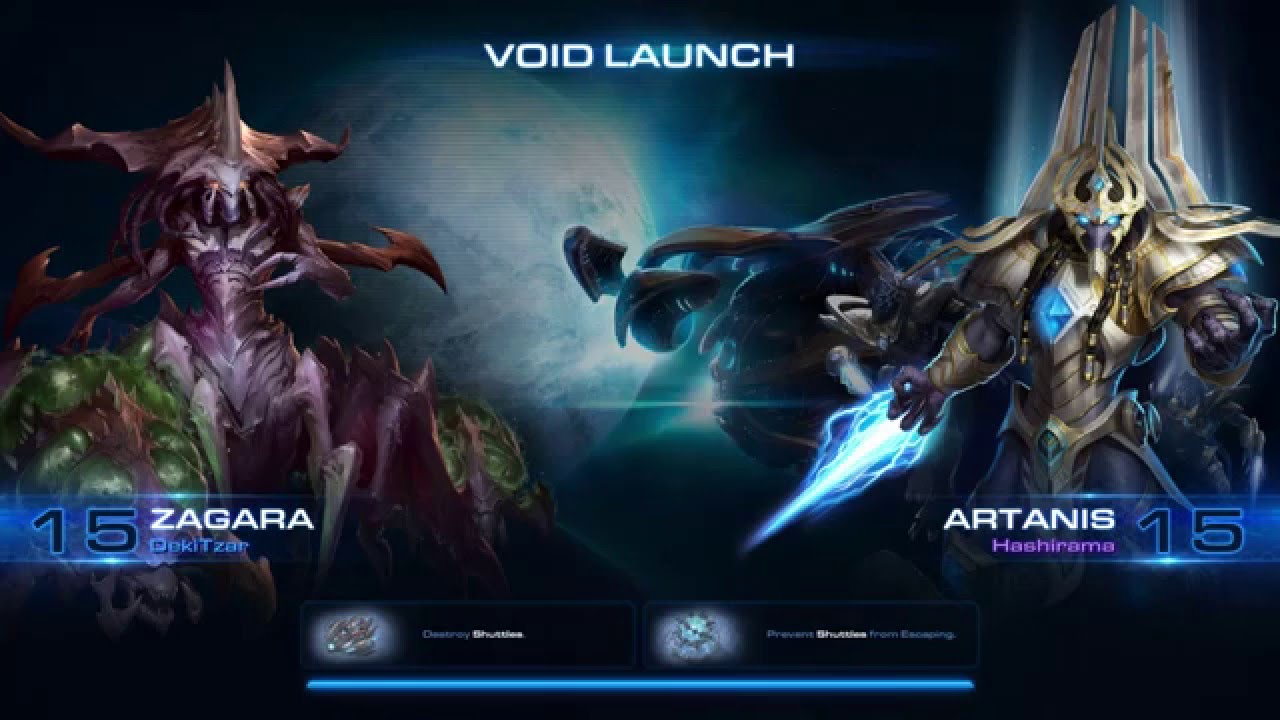 StarCraft 2 CO-OP on brutal: "Void Launch", Zagara and Artanis vs Zerg ...