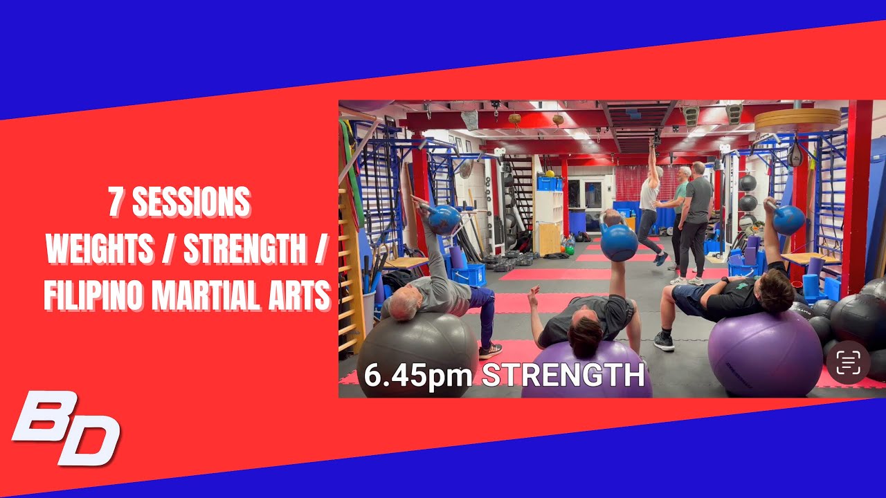 7 sessions - weight training / strength training / Filipino martial ...