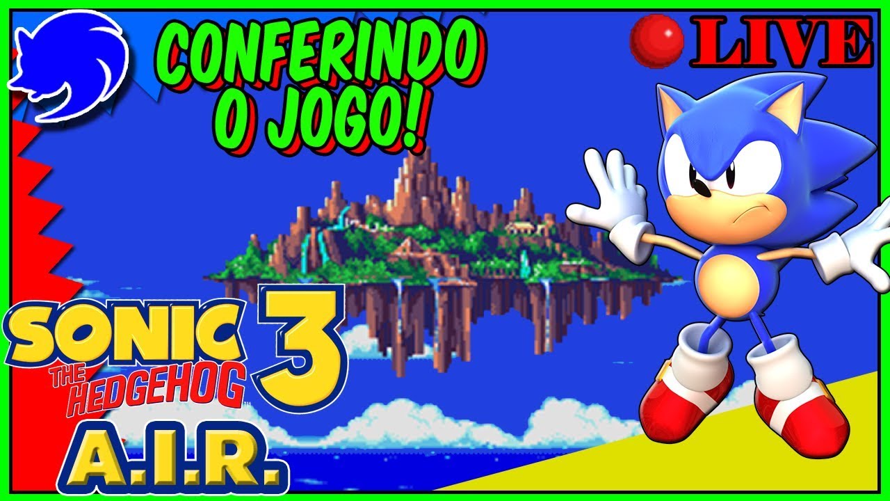 Sonic 3 em WIDESCREEN! Sonic 3 AIR! - PC Gameplay [Pt-BR] #DeBoasGT ...