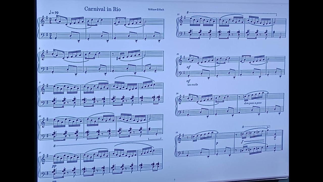 william gillock carnival in rio - YouTube