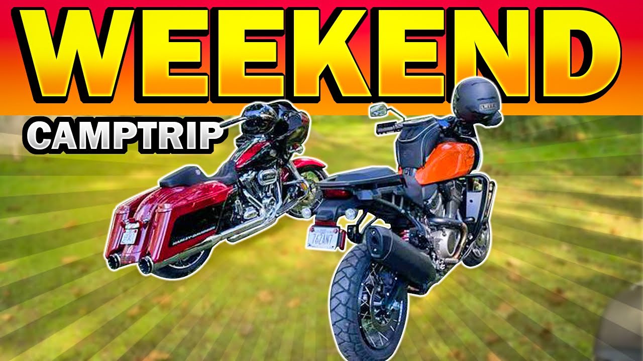 Weekend camp trip and motorcycle rally upstate New York - YouTube