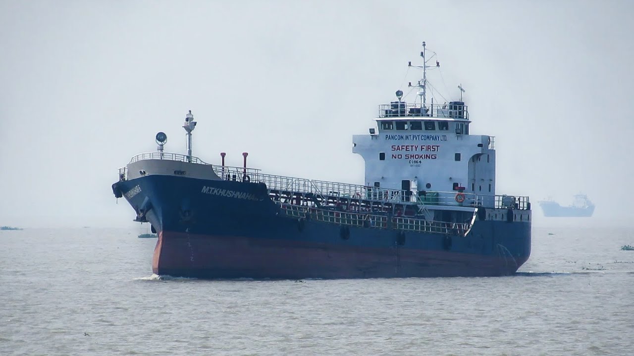 M.T KHUSHNAHAR-6 Chemical Tanker | Biggest Coastal Tanker In Deep River ...