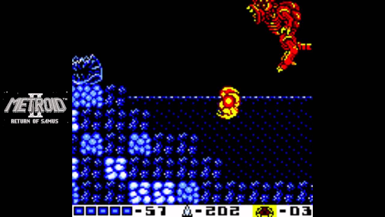 Metroid II: Return of Samus [GB] Commentary #06, Area 8, Metroids 04-02 ...