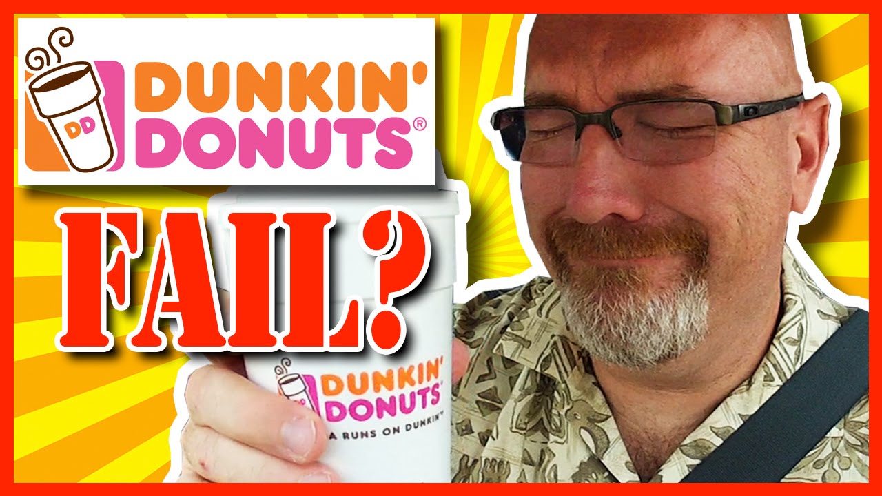Dunkin' Donuts Coffee Review FAIL!!! - YouTube