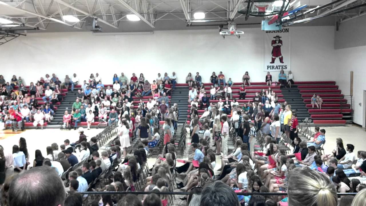 Branson Jr. High NJHS 7th Grade 2011/2012 - YouTube