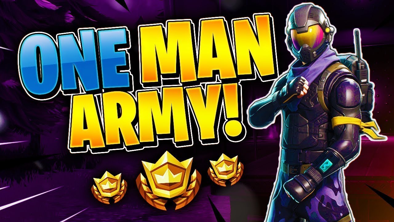 FORTNITE #13 - ONE MAN ARMY - YouTube