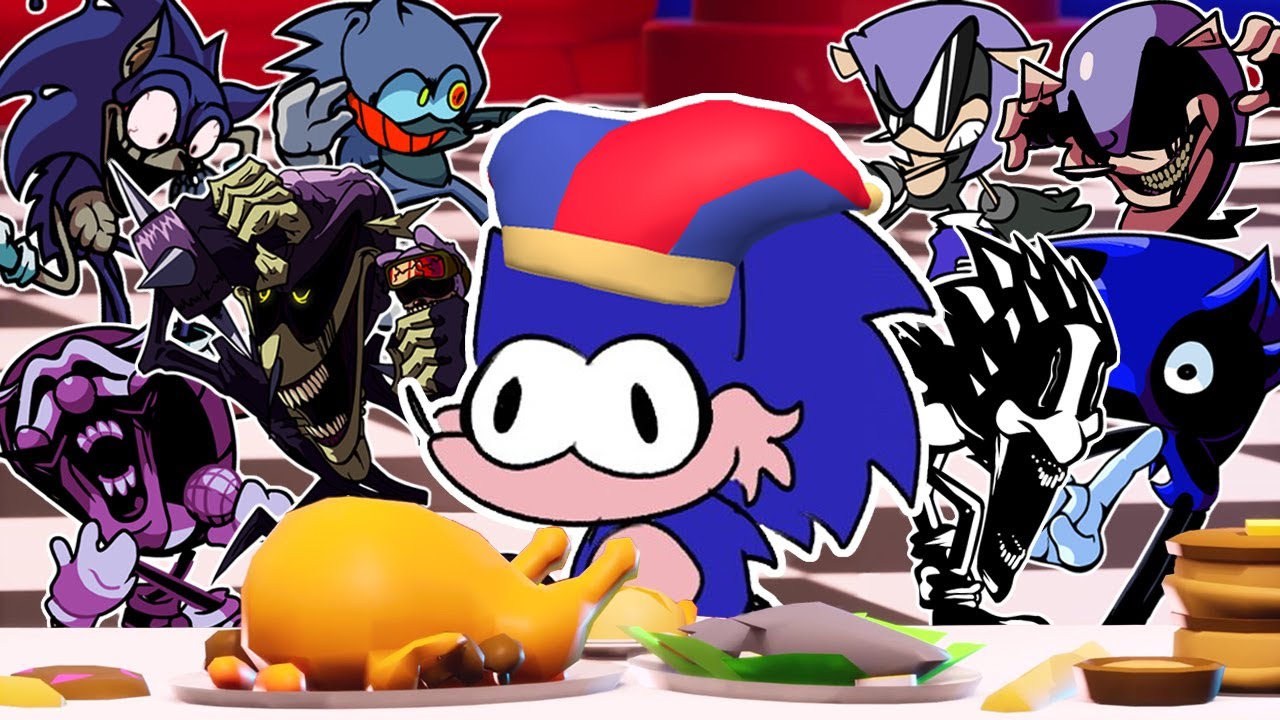 The Amazing Digital Circus Ending Theme but Sonic.EXE Characters sings ...