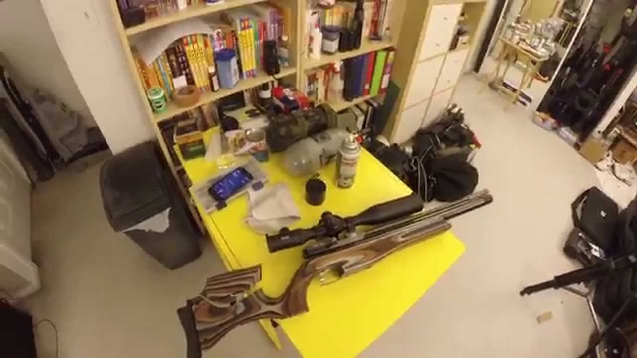 Air Arms HFT 500 PCP Air Rifle Exterior Cleaning Maintenance - YouTube