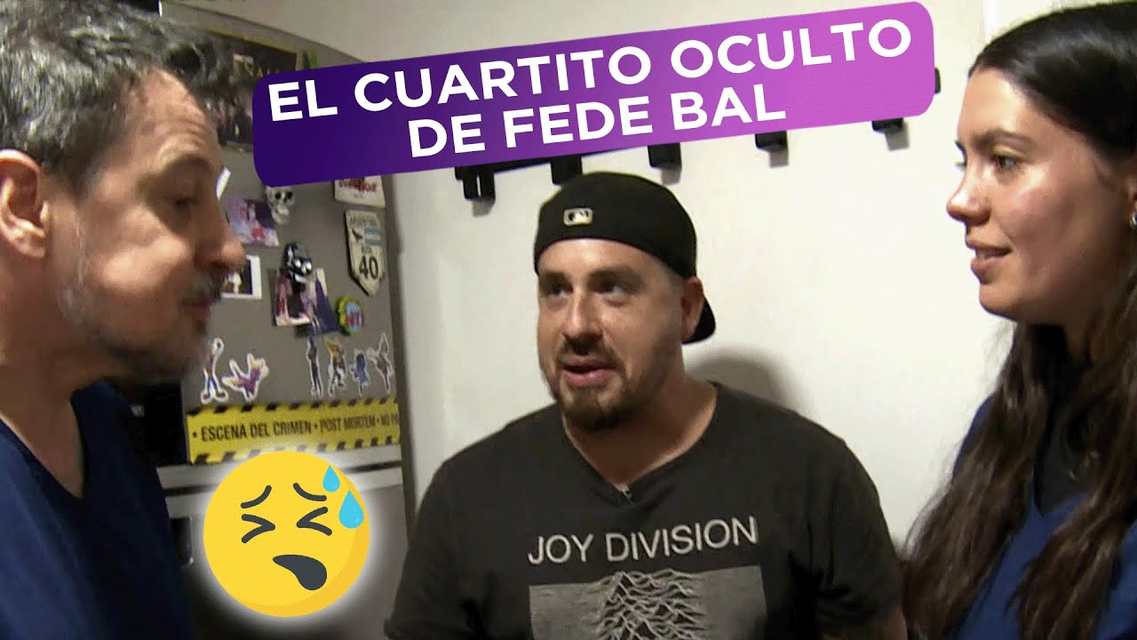 ¡ATRAPADO! El comando light le encontró a Fede Bal un cuartito secreto ...