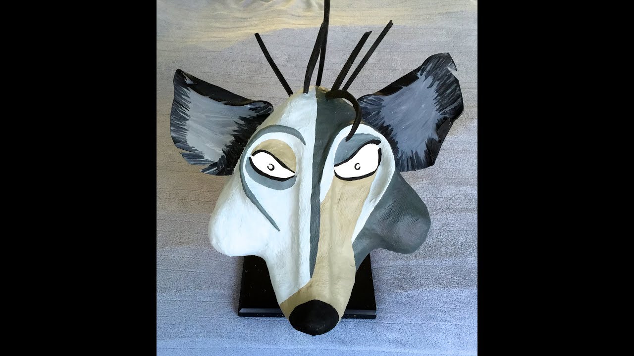 Hyena Mask Headpiece - YouTube