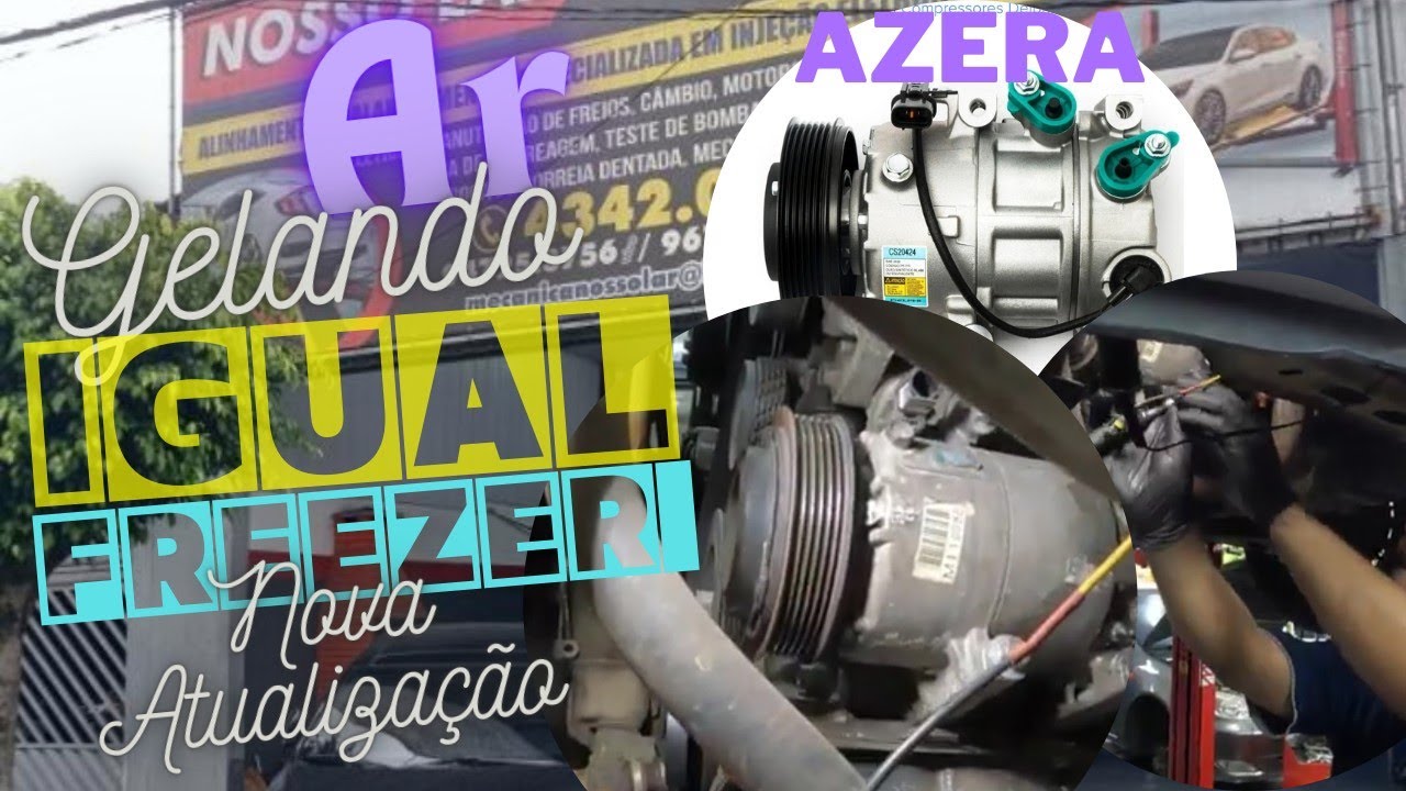 Kia Cadenza - Ar condicionado gelando igual Freezer - YouTube