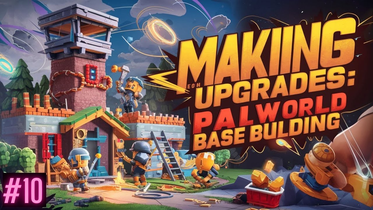 MAKING SOME UPGRADES IN MY BASE || DEATH X GAMING || PALWROLD #10 - YouTube