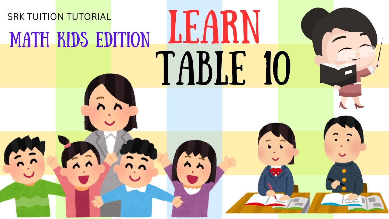 Learn Multiplication Table of Ten | 10 x 1 = 10 | 10 Times Tables ...