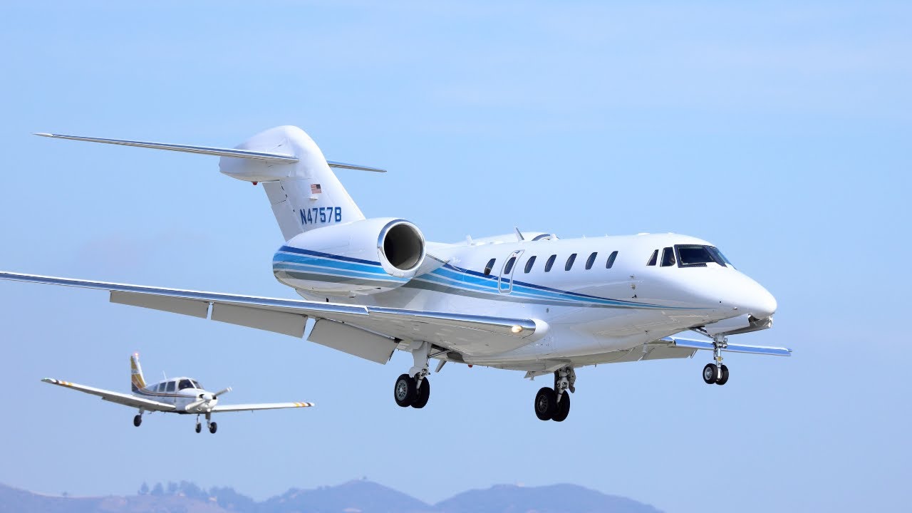 PRIVATE JETS Taking off and Landing in Van Nuys Airport (KVNY) Episode ...