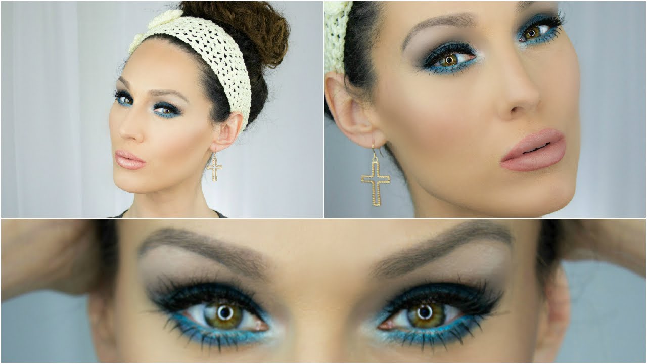 Navy Blue Sultry Smokey Eye Tutorial Youtube